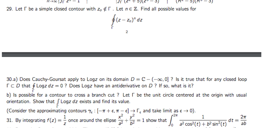Let be a simple closed contour with z_o Let n | Chegg.com