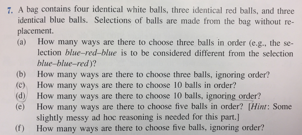 Solved DISCRETE MATH: COMBINATORIAL PROBLEMS | Chegg.com