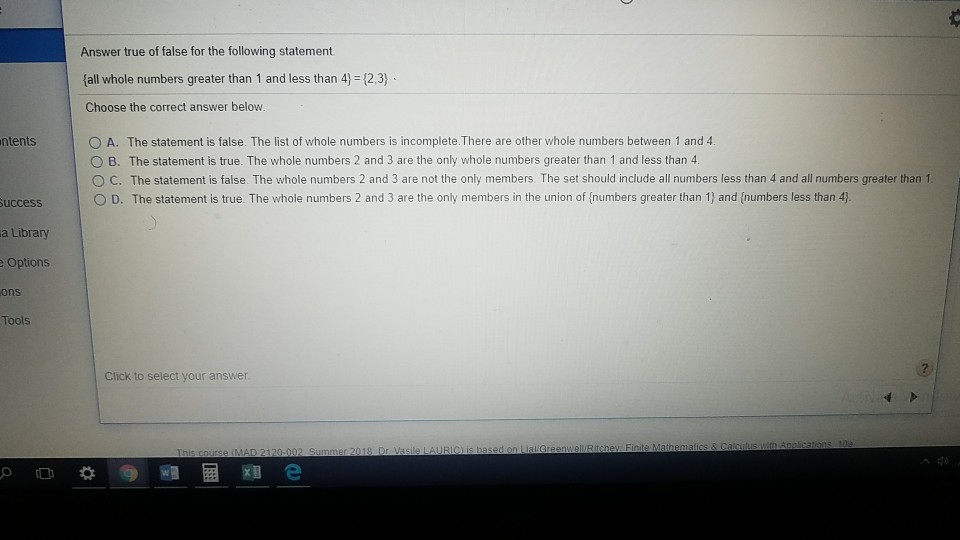 Solved Answer true of false for the following statement fall | Chegg.com