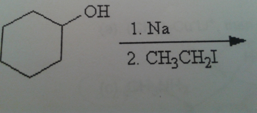 Solved OH 1. Na 2. CH3CH2I | Chegg.com