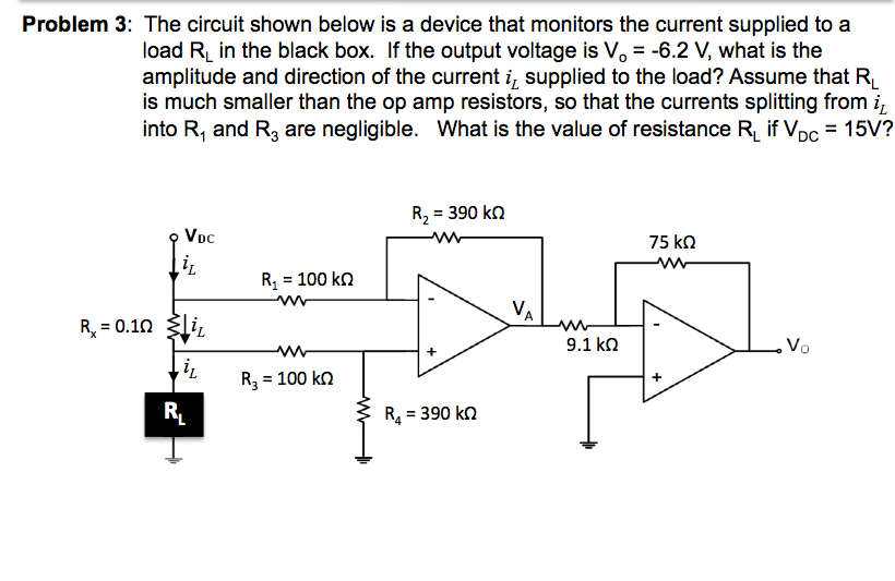 Solved What is the value of resistance Rl if Vdc=15V? What | Chegg.com