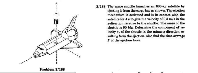 Solved The space shuttle launches an 800-kg satellite by | Chegg.com