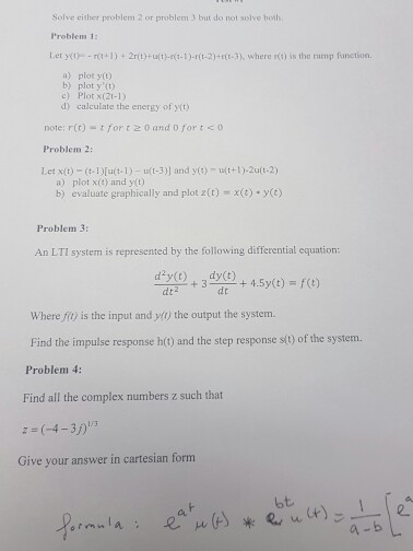 Solved Let y(t) = -r(t + 1) + 2r(t) + u(t) - n(t - 1) - r(t | Chegg.com