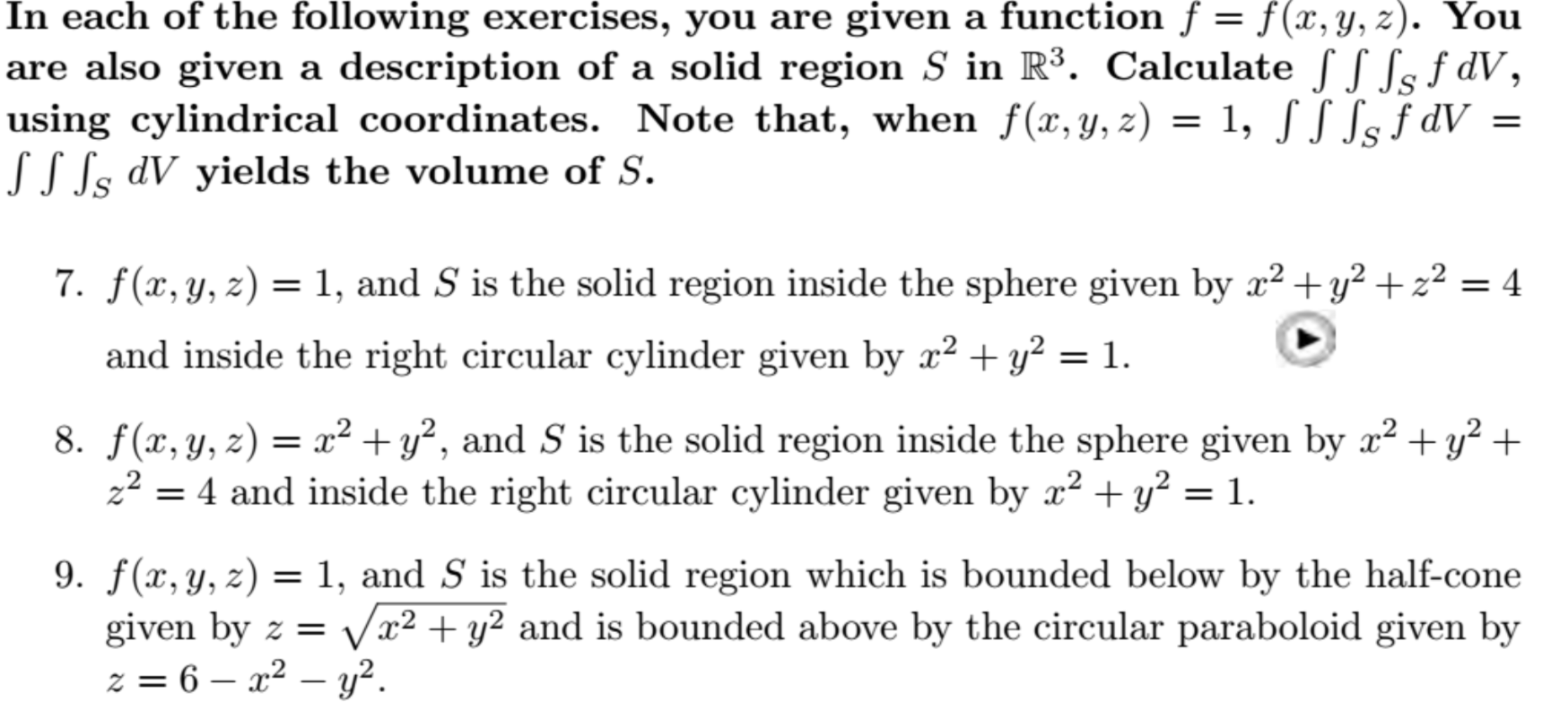 Solved In each of the following exercises, you are given a | Chegg.com