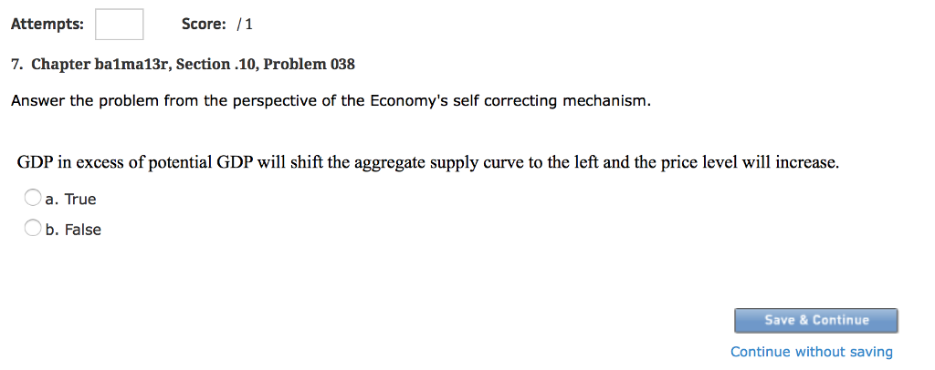 Solved Attempts: Score: /1 7. Chapter ba1ma13r, Section.10, | Chegg.com Solved Attempts: Score: /1 7. Chapter ba1ma13r, Section.10, | Chegg.com