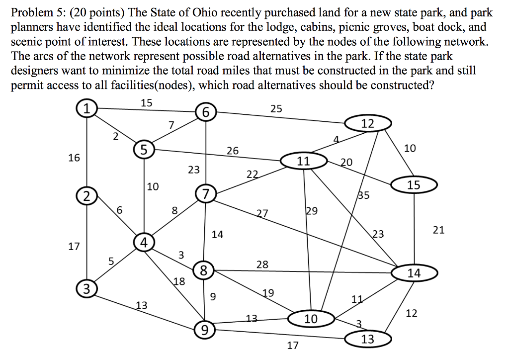 Solved Problem 5: (20 points) The State of Ohio recently | Chegg.com