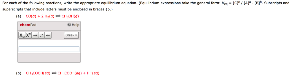 Solved For each of the following reactions, write the | Chegg.com