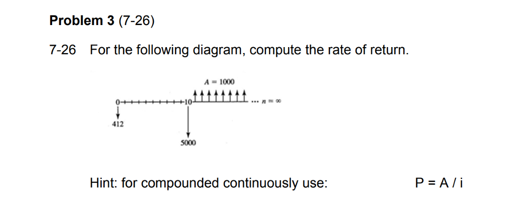 Problem 3 (7-26) 7-26 For the following diagram, | Chegg.com