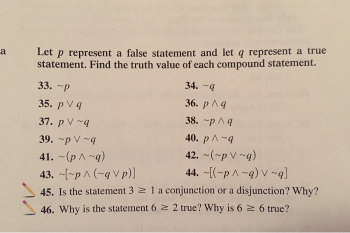 Solved Let p represent a false statement and let q represent | Chegg.com Solved Let p represent a false statement and let q represent | Chegg.com
