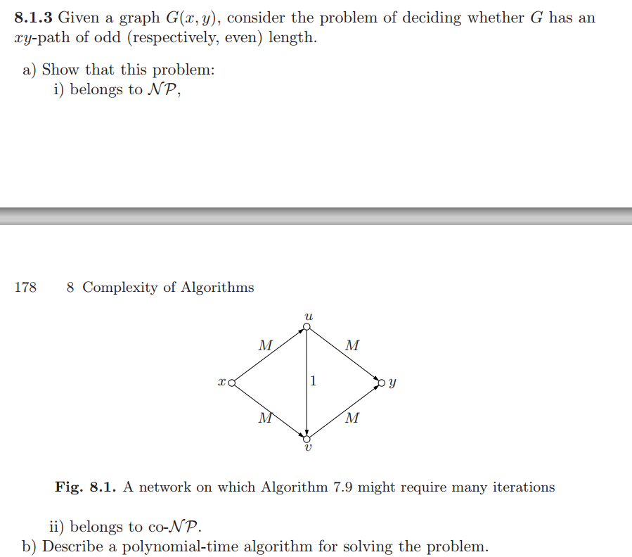 Given a graph G(x, y), consider the problem of | Chegg.com