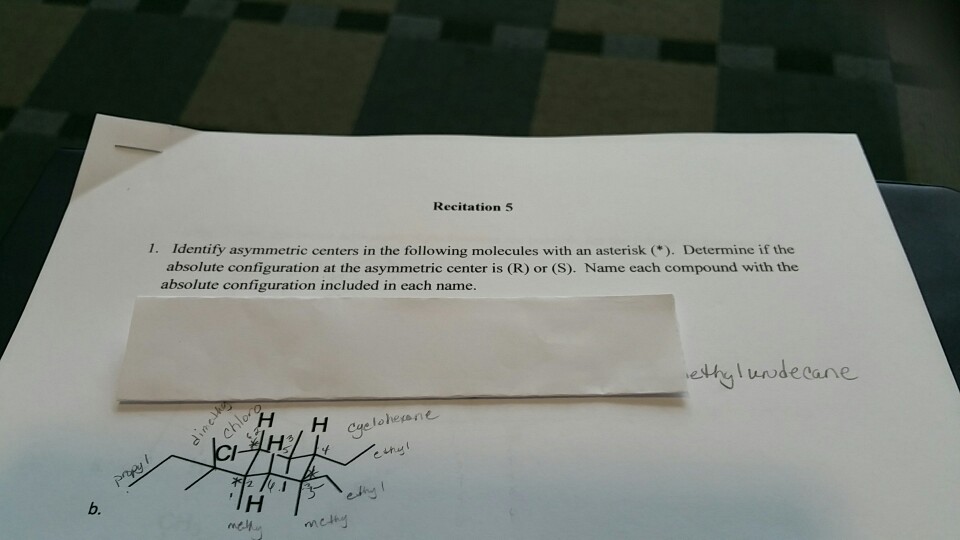 Solved Identify Asymmetric Centers In The Following