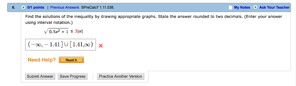 Solved Find the solutions of the inequality by drawing | Chegg.com