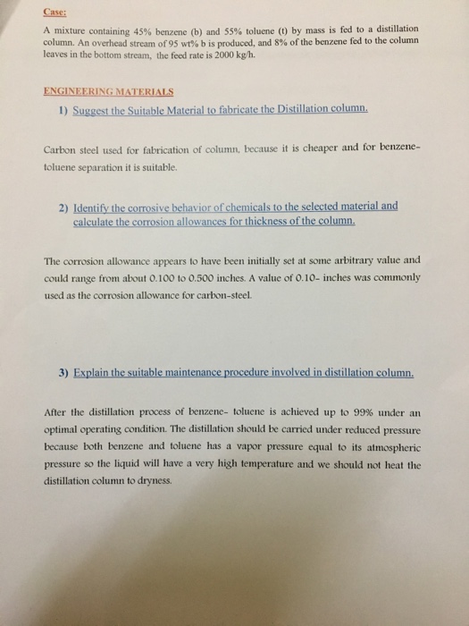 Solved I have this report with answers, remains the | Chegg.com