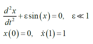 use regular perturbation and Laplace transform to | Chegg.com