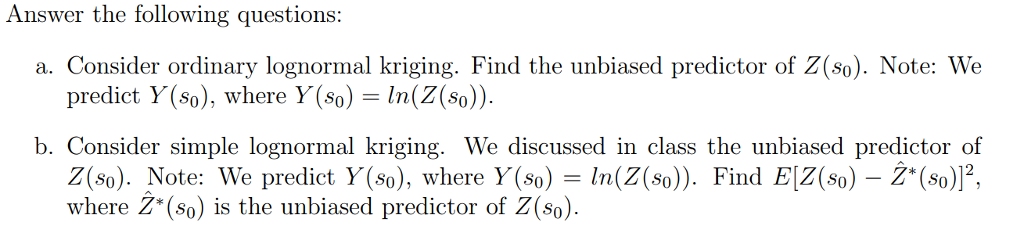 Answer the following questions: a. Consider ordinary | Chegg.com