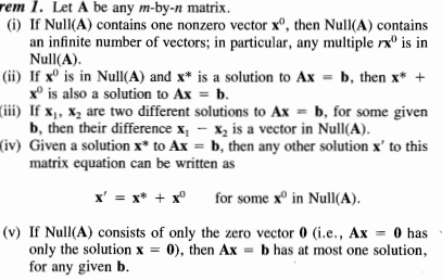Solved rem 1. Let A be any m-by-n matrix (i) If Null(A) | Chegg.com