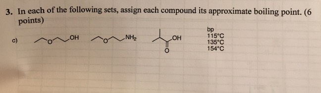 Solved In each of the following sets, assign each compound | Chegg.com