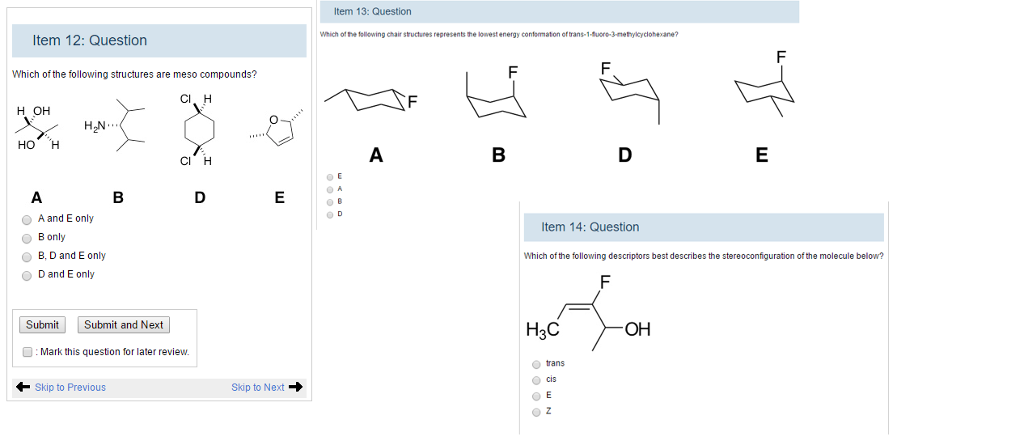Solved Which of the following structures are meso compounds? | Chegg.com