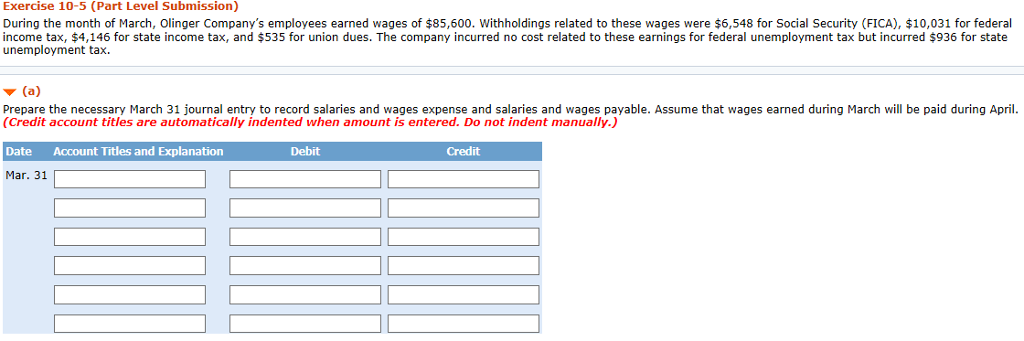Solved Exercise 10-2 (Part Level Submission) On May 15, | Chegg.com