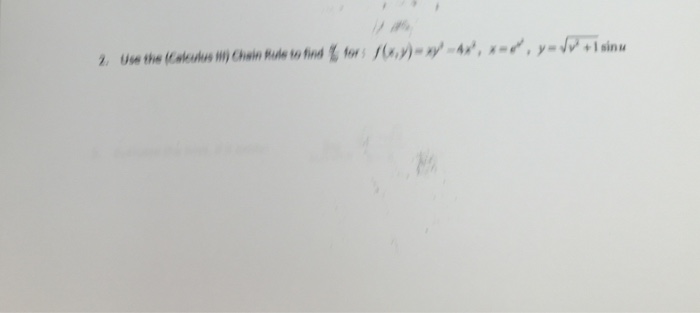 Solved Use the calculus 3 chain rule to find partial f/ | Chegg.com