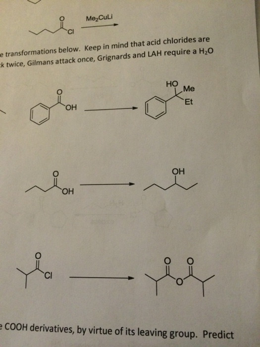 Solved Me2Culi e transformations below. Keep in mind that | Chegg.com