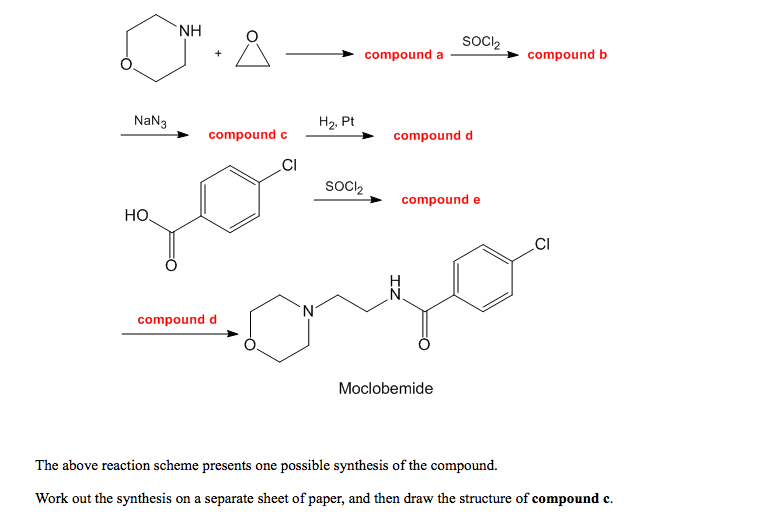 Solved The above reaction scheme presents one possible | Chegg.com Solved The above reaction scheme presents one possible | Chegg.com