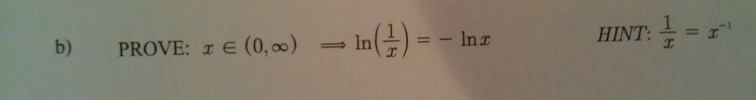 Solved PROVE: y epsilon R a,b epsilon (0,infinity) in a