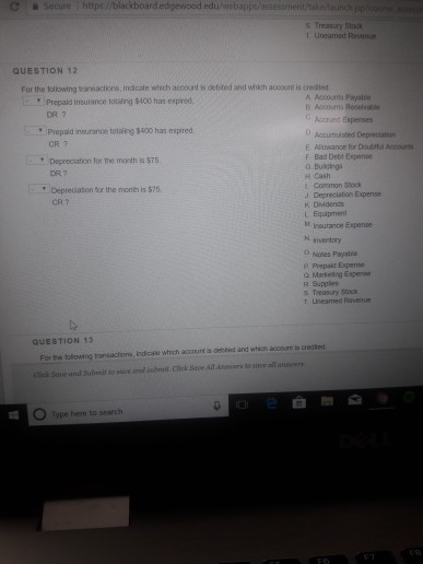 Solved e a Secure https/blackboard edgewood | Chegg.com