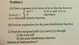 Solved Find a constant b (in terms of a) so that the | Chegg.com