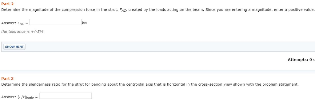 Solved A rigid beam is supported by a pinned connection at B | Chegg.com