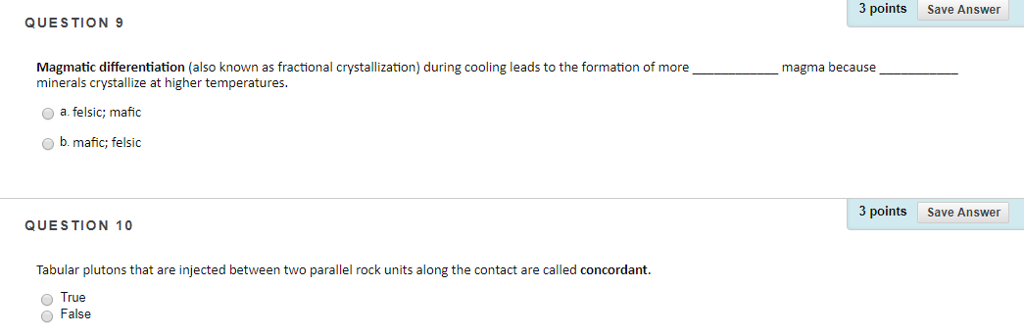 Solved Magmatic differentiation (also known as fractional | Chegg.com