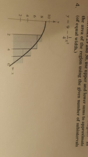 Solved I3es 29 ahd 30, use upper and lower sums to | Chegg.com
