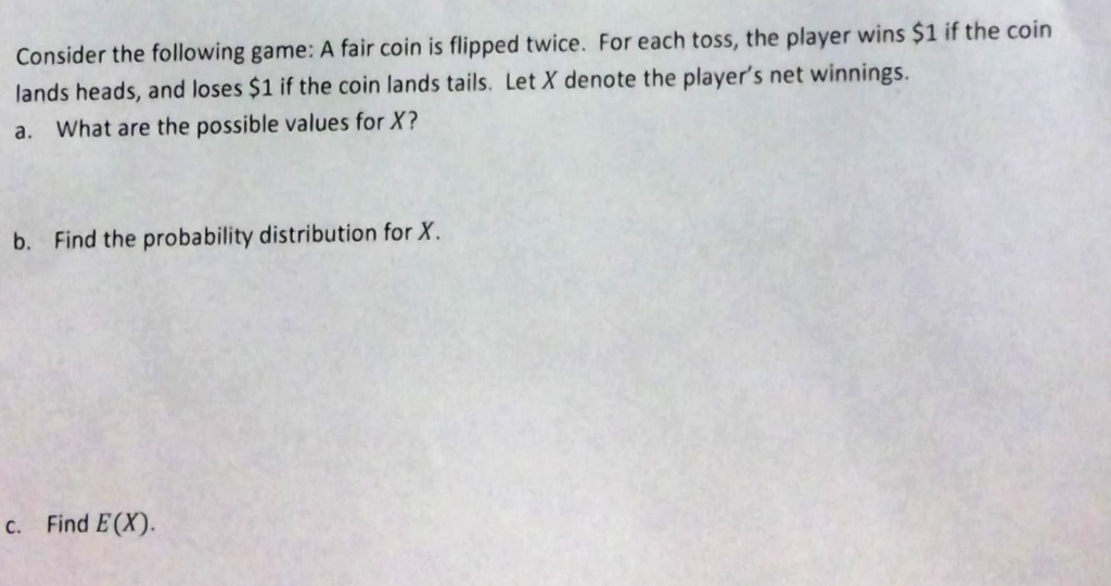Solved Consider the following game: A fair coin is fliped | Chegg.com