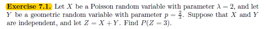 Solved Let X be a Poisson random variable with parameter | Chegg.com