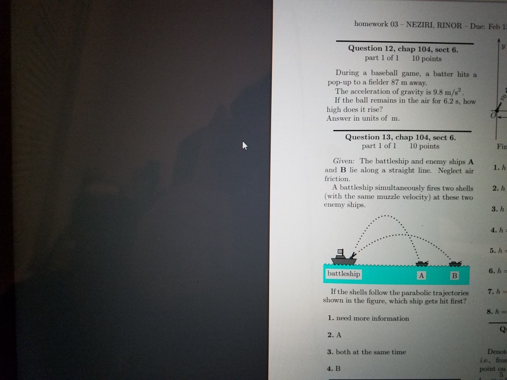 Solved Question 11, chap 104, sect 6. part 1 of 1 10 points | Chegg.com