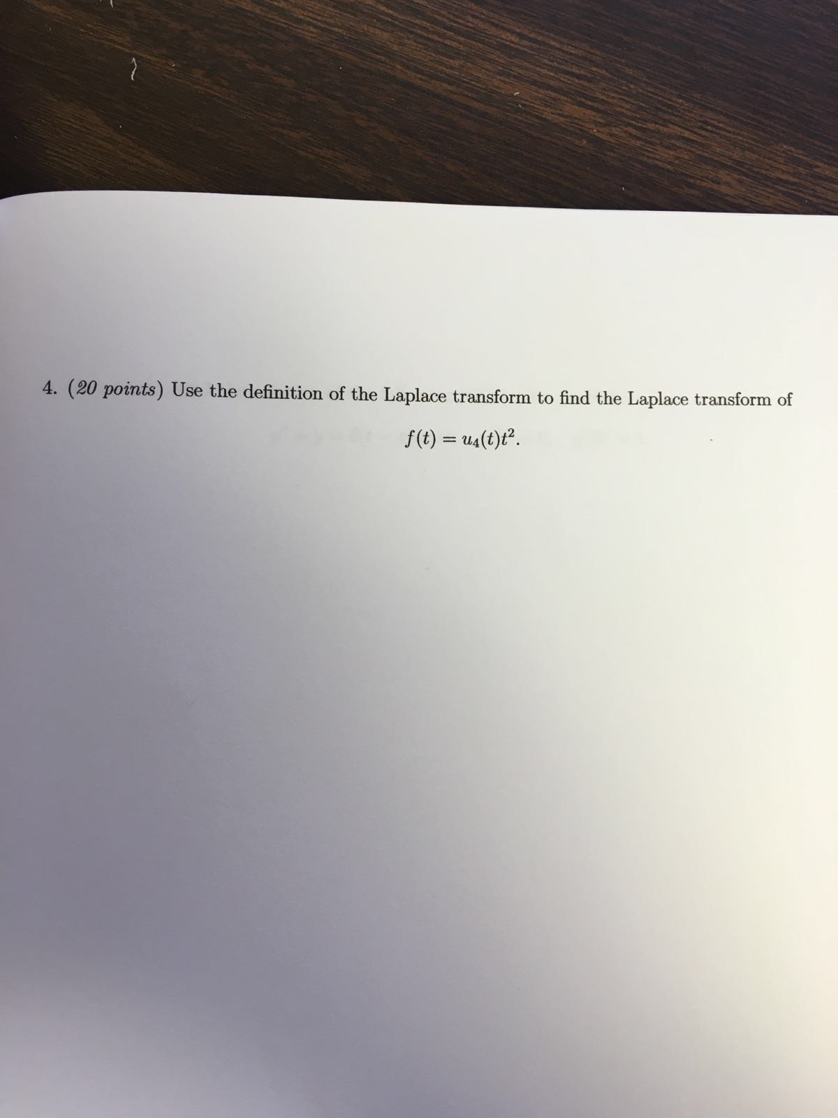 Solved Use the definition of the Laplace transform to find | Chegg.com