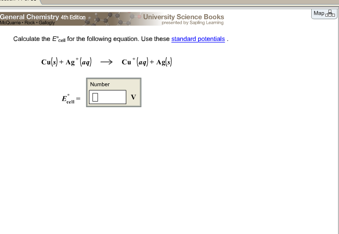 Solved Calculate the E^o_cell for the following equation. | Chegg.com