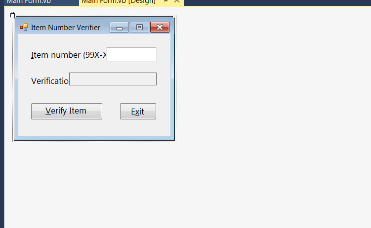 Solved The btnVerify_Click procedure should determine | Chegg.com
