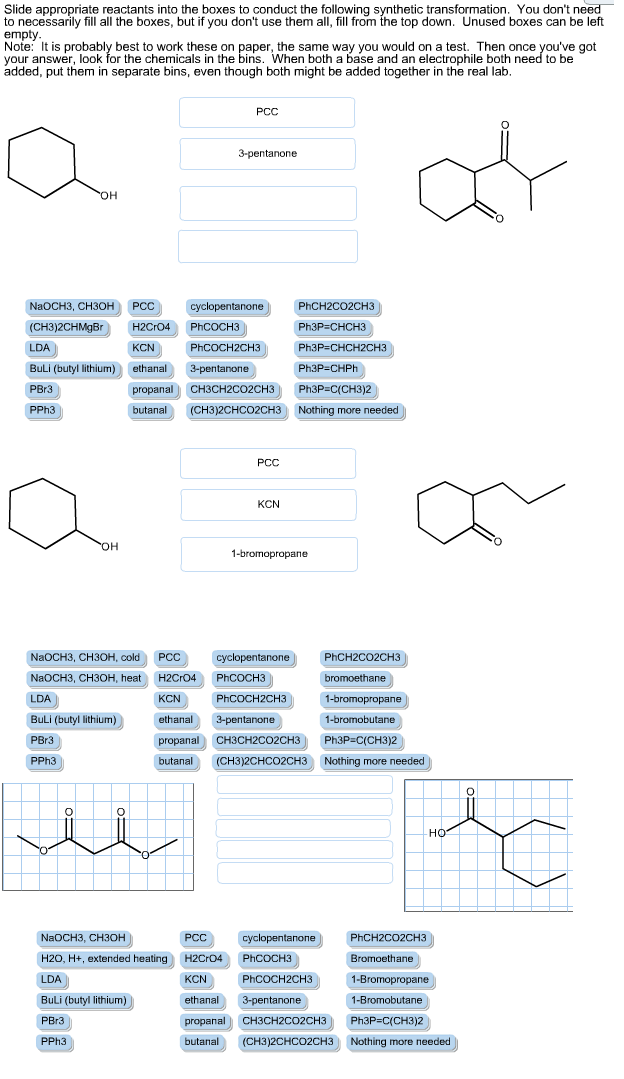 Solved: Slide Appropriate Reactants Into The Boxes To Cond... | Chegg.com