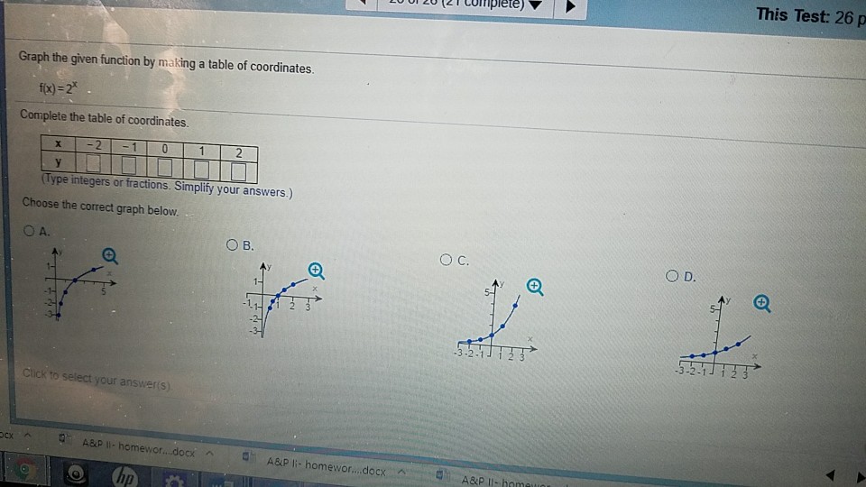 Solved This Test: 26 p o (리 complete) Graph the given | Chegg.com