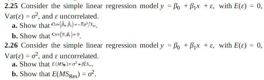 Solved Consider the simple linear regression model y = | Chegg.com