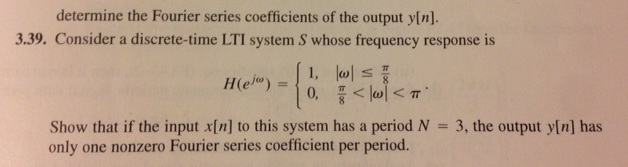 Solved Determine the Fourier series coefficient of the | Chegg.com