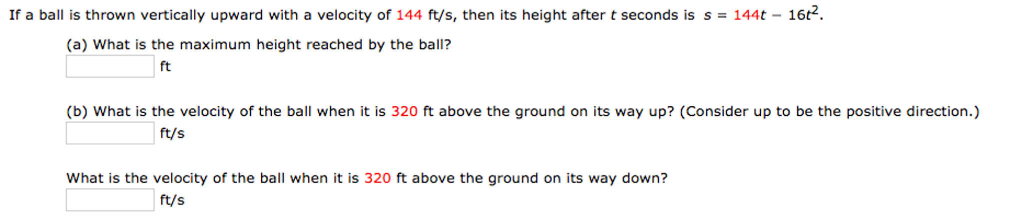Solved The height (in meters) of a projectile shot | Chegg.com