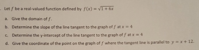 Solved Let F Be A Real Valued Function Defined By Fx 8897
