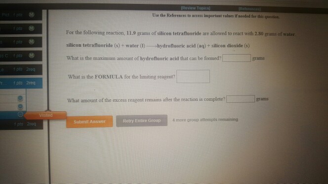 Solved Review Topica Use the References to access important | Chegg.com