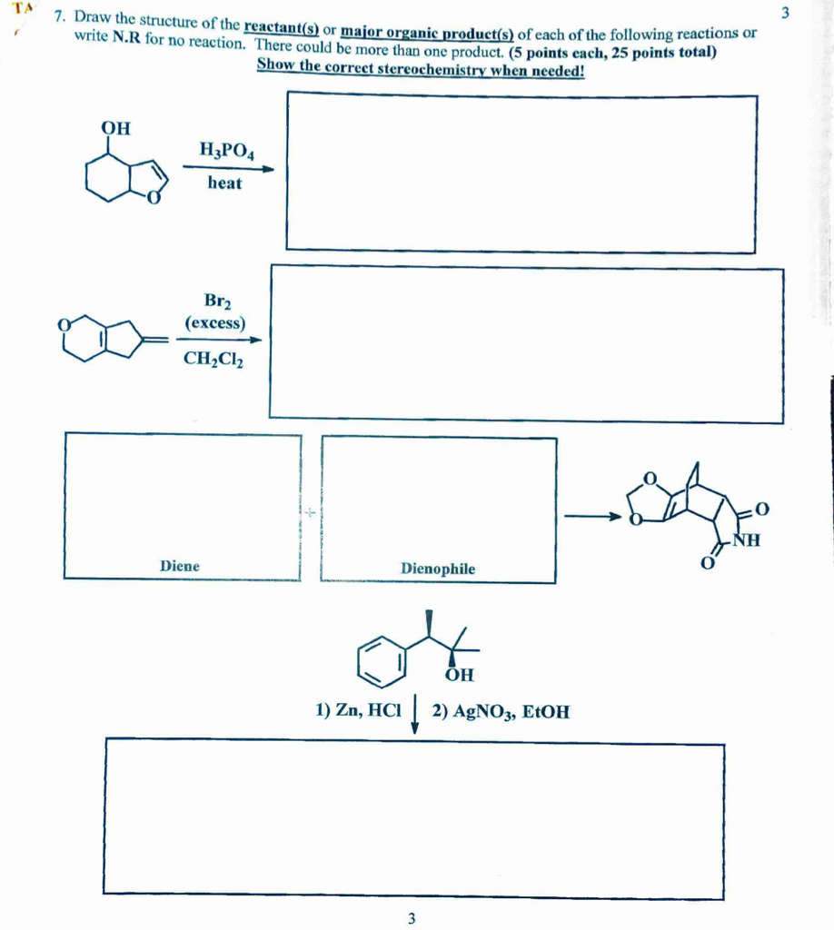 Solved Draw the structure of the reactant(s) or major | Chegg.com
