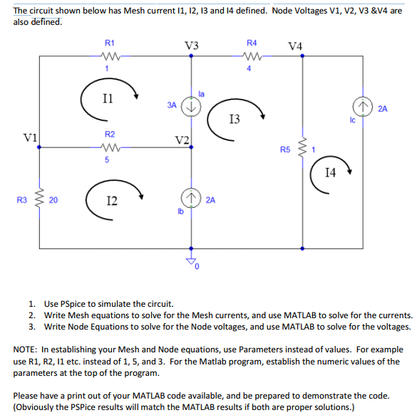 Solved The circuit shown below has Mesh current I1, I2, I3 | Chegg.com