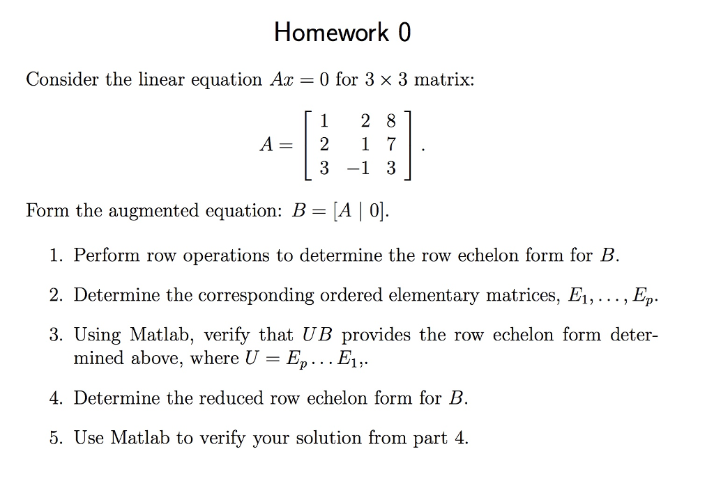 Matlab Solve Matrix Equation Ax 0 - Tessshebaylo Matlab Solve Matrix Equation Ax 0 - Tessshebaylo