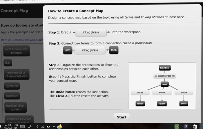Solved Concept Map How to Create a Concept Map Design a | Chegg.com