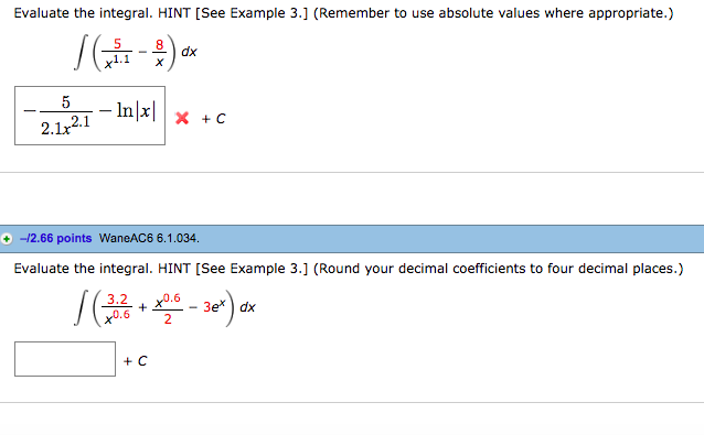 Solved Evaluate the integral. HINT [See Example 3.1 | Chegg.com